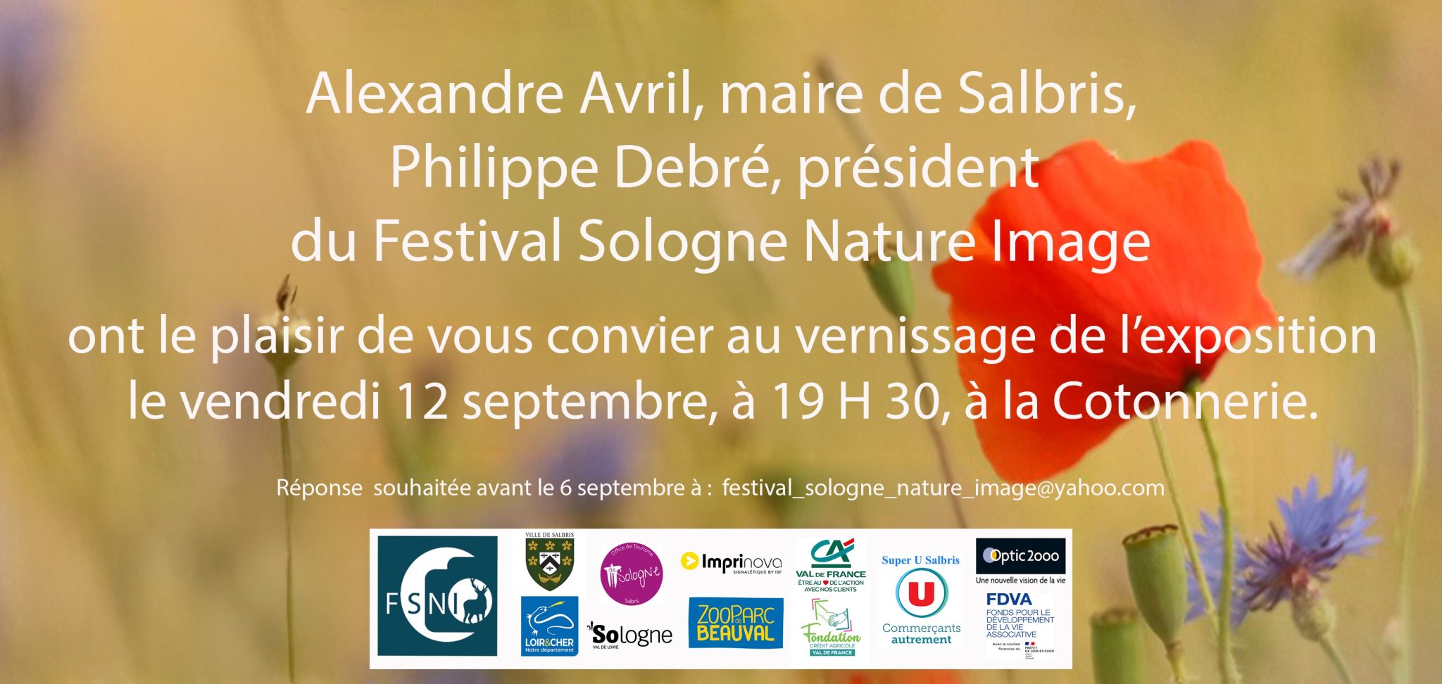 Vernissage du 5ème Festival Sologne Nature Image • Ville de Salbris ...