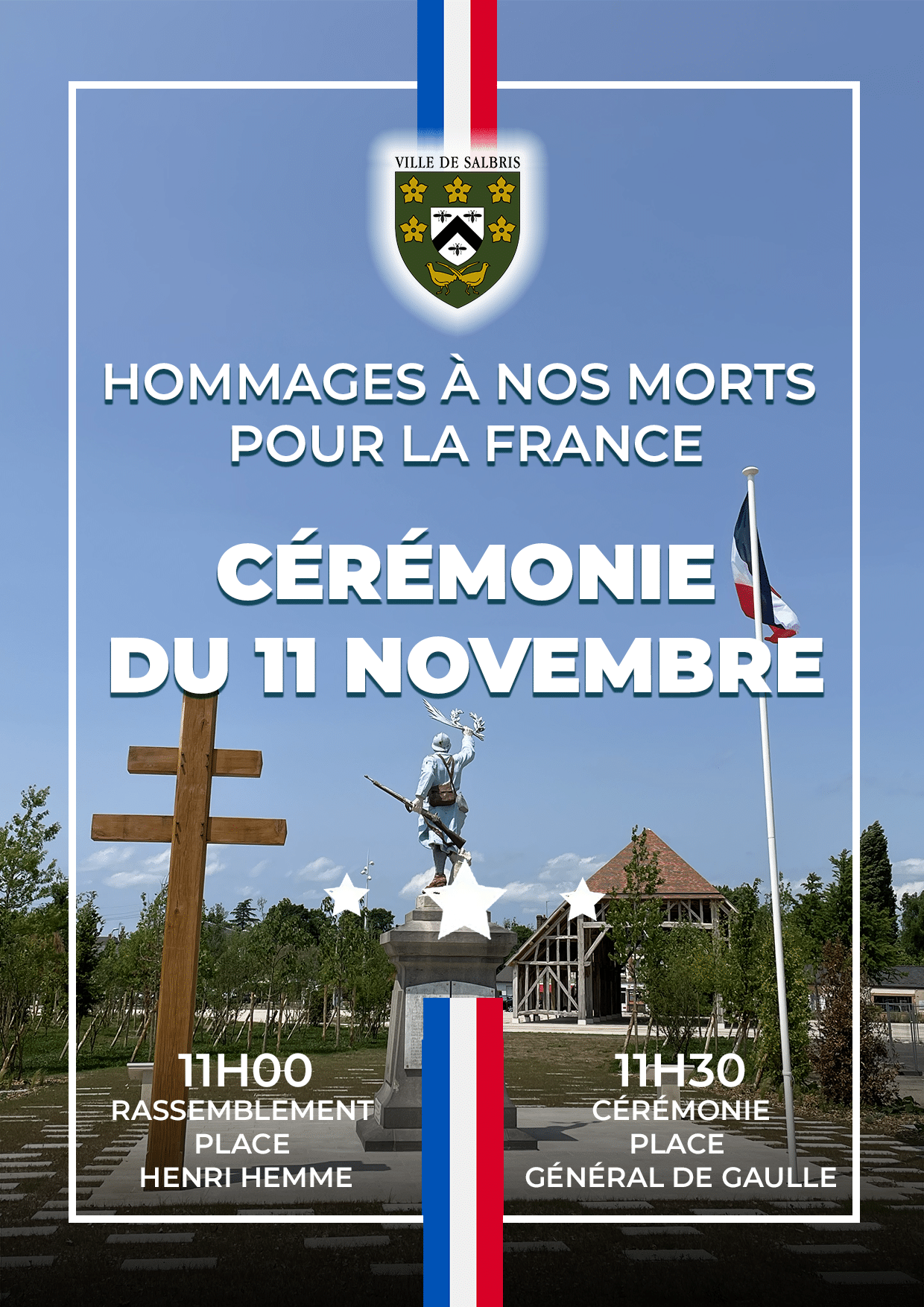 Cérémonie Patriotique du 11 novembre • Ville de Salbris - Loir-et-Cher